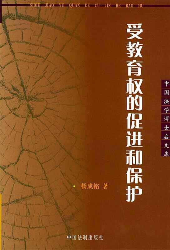 受教育权的促进和保护 杨成铭【书】