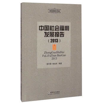 社会福利书丛:中国社会福利发展报告【好书，下单速发】
