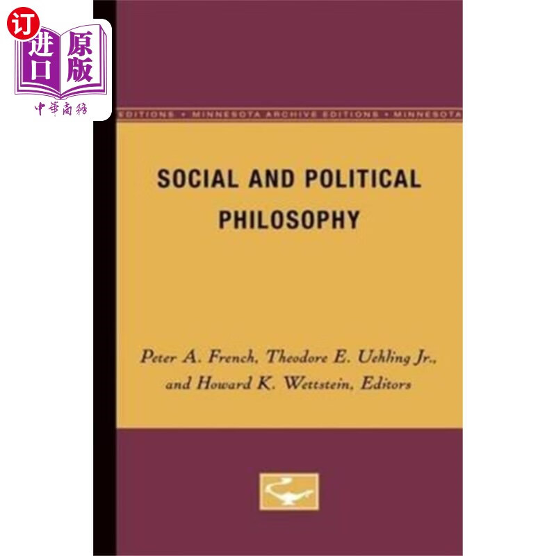 海外直订Social and Political Philosophy 社会与政治哲学