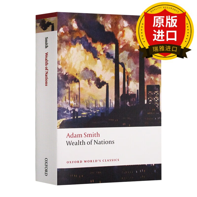 英文原版 亚当斯密 国富论 牛津世界经典系列 The Wealth of Nations 全英文版 Adam Smith 进口原版英语书籍