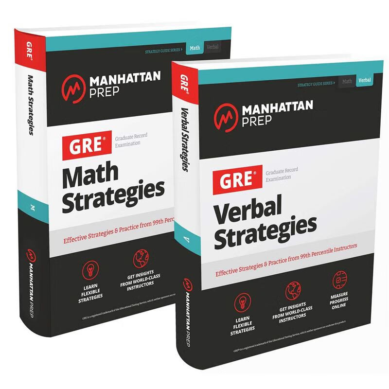 GRE MATH AND VERBAL STRATEGIES SET