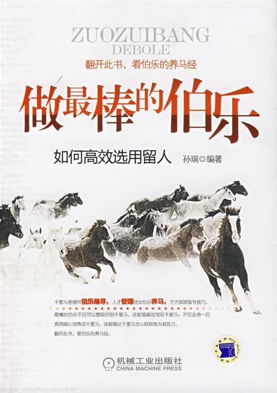做棒的伯乐:如何高效选用留人 孙瑞编著【书】