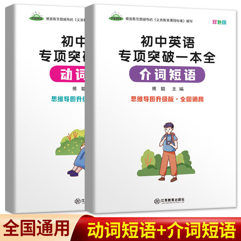全套不规则变形动词介词短语思维导图速记七八 动词短语+介词短语