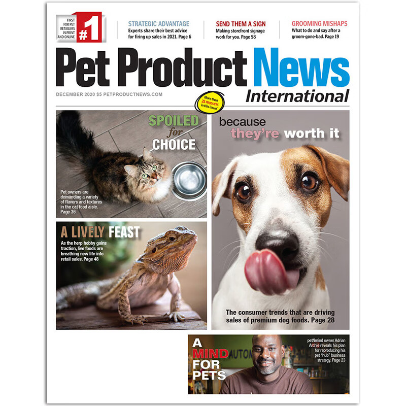Pet Product News International 2021/22年月刊 国际宠物产品新闻 2020年12月刊