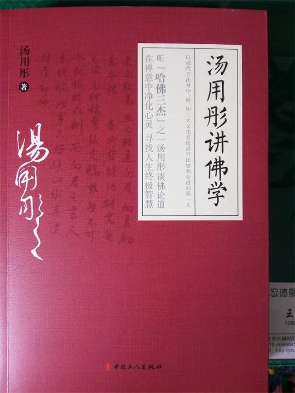 汤用彤讲佛学 汤用彤【好书，下单速发】