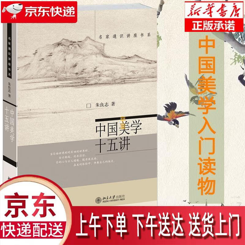 【新华畅销图书】中国美学十五讲 朱良志 名家通识讲座书系 朱良志 著 北京大学出版社