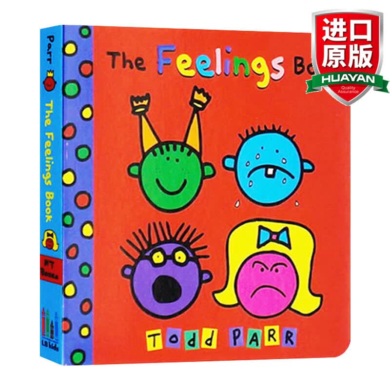 The Feelings Book 英文原版绘本 感受和情绪之书 英文版 进口英语原版书籍 纸板书