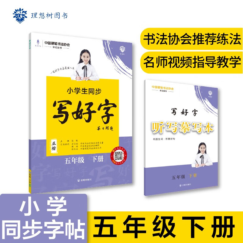 小学生同步写好字 正楷字帖 五年级下册 理想树2023版