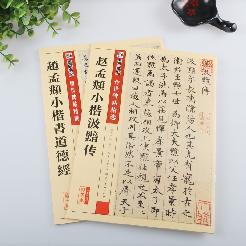 赵孟頫小楷道德经 小楷汲黯传2本 墨点字帖 传世碑帖精选 赵孟頫楷书初学者小楷入门 临摹赵体毛笔字帖