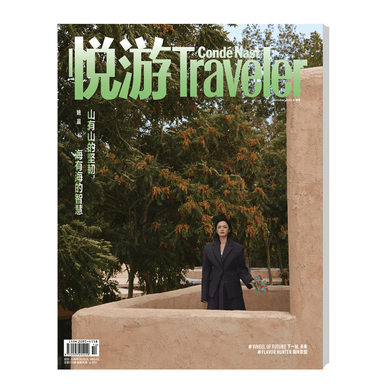 悦游 高端旅游杂志 22年10月刊 姚晨封面