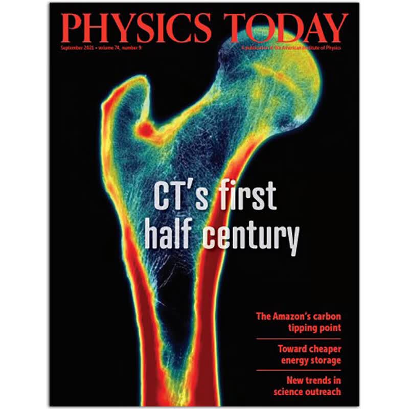 【单期可选】Physics Today 今日物理学杂志 2020/21/22年月刊 2021年9月刊