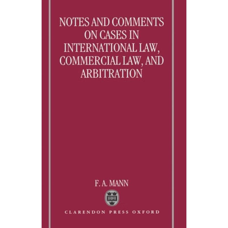 Notes and Comments on Cases in International...