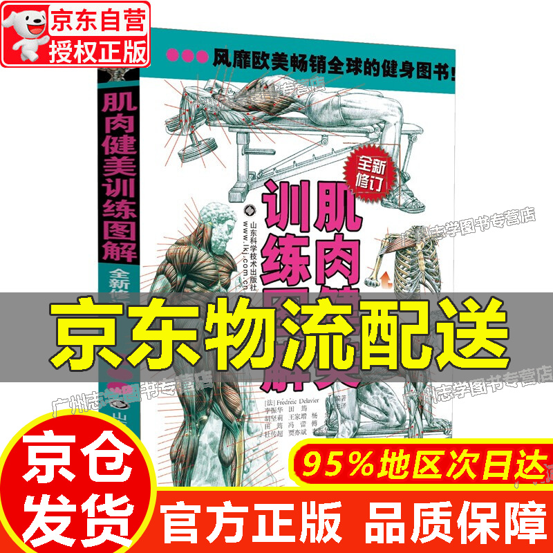 肌肉健美训练图解（修订版）新老包装随机发放