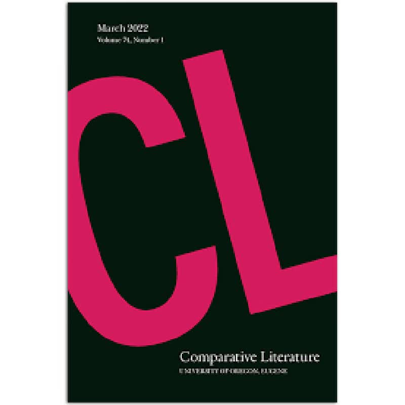 Comparative Literature vol.72 N.1 英文比较文学杂志 2020/22 2022年3月刊