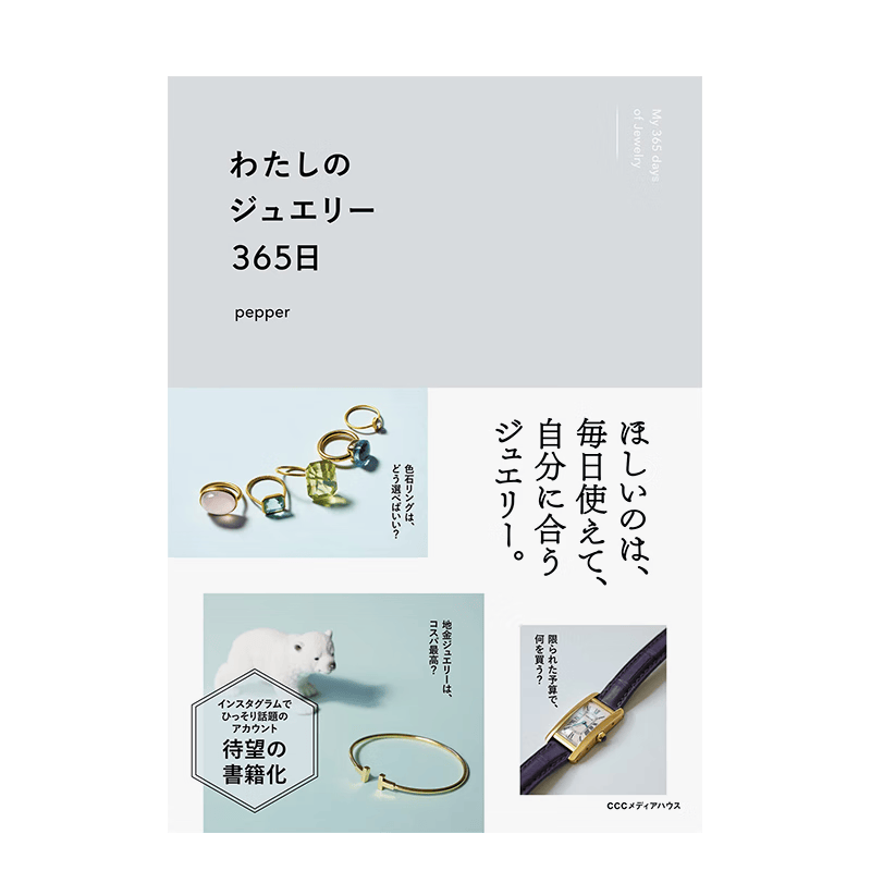 我的365天珠宝 珠宝首饰设计 日文原版进口 善本图书