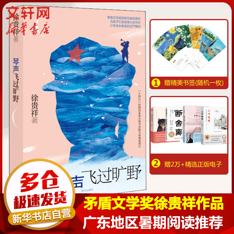 【2023中国好书】琴声飞过旷野 2022年度中国好书获奖作品 茅盾文学奖获奖作品 图书
