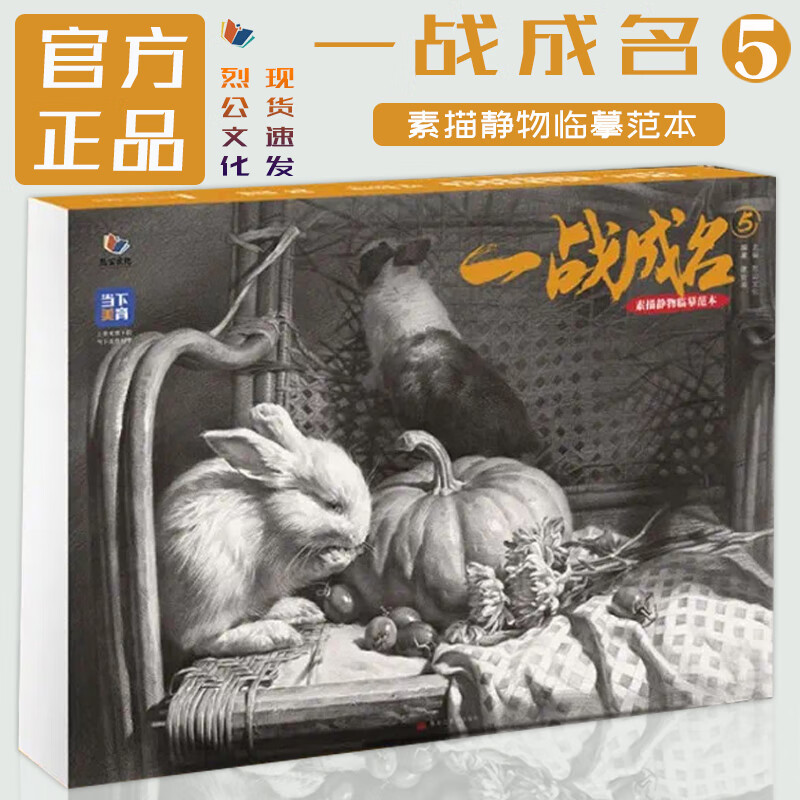 一战成名5素描静物临摹范本2022烈公文化唐智源基础静物体系一本通石膏单体塑造组合横构图教程照片对画结构