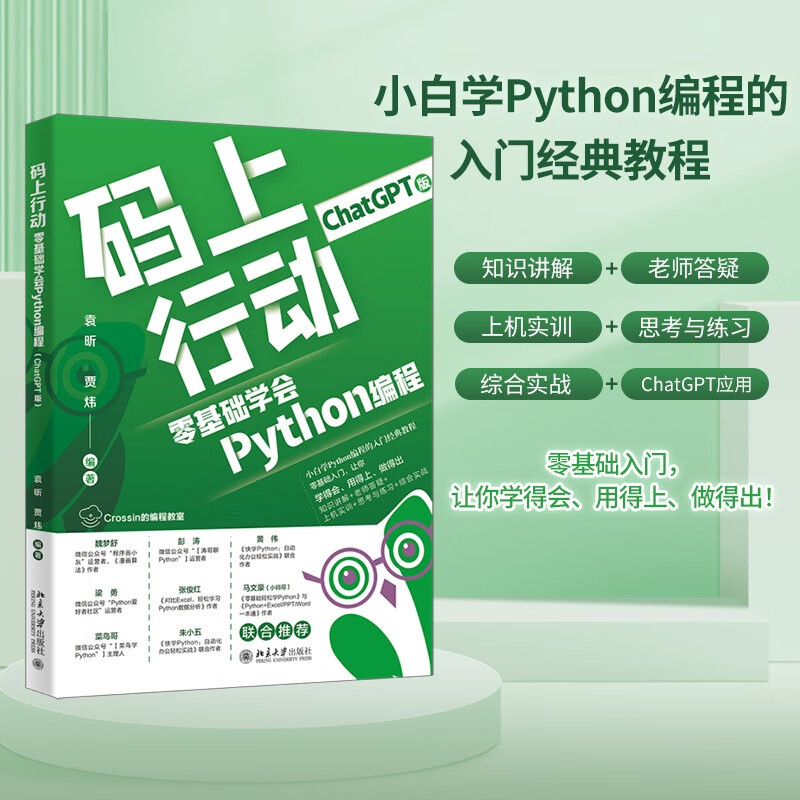 码上行动：零基础学会PYTHON编程（CHATGPT版）