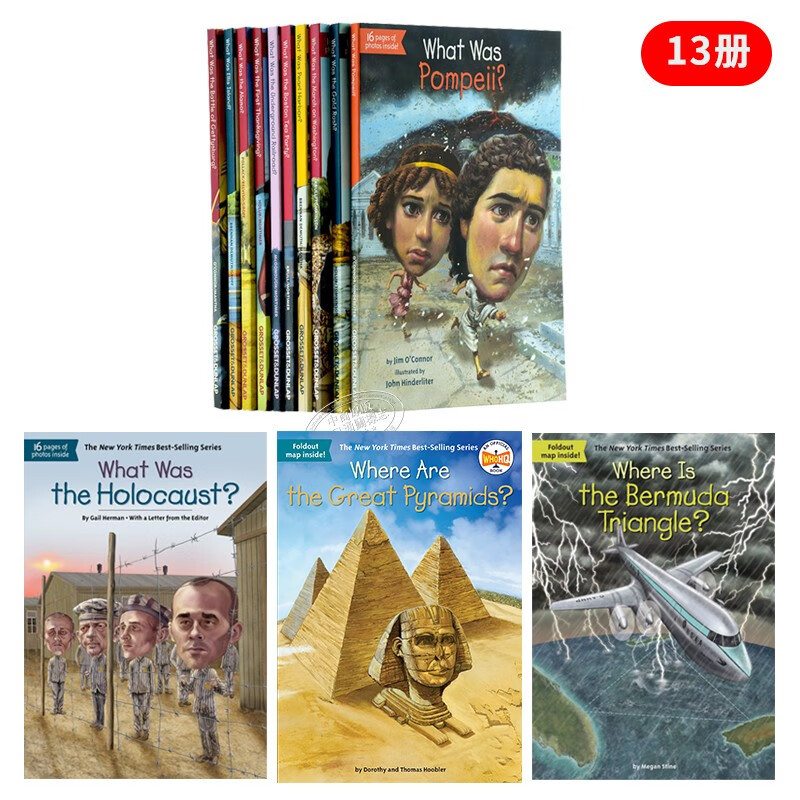 What Was What Is系列历史事件13册套装 英文原版 儿童历史人物百科科普文学读物
