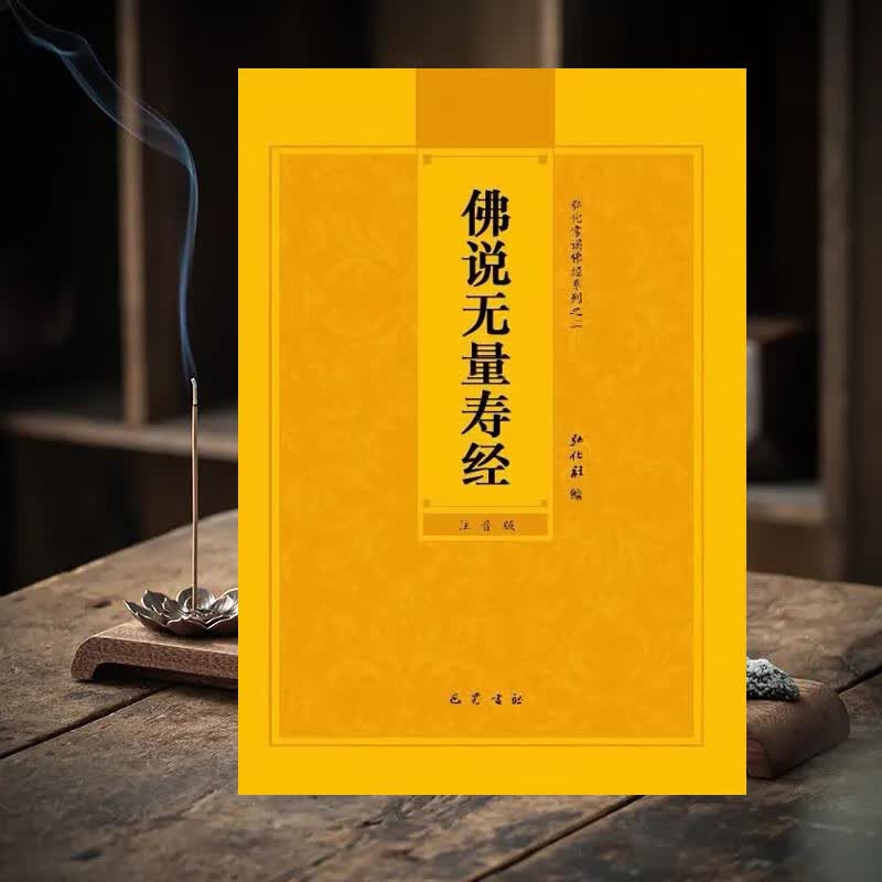 佛说无量寿经简体大字拼音版注音版常诵弘化佛经读诵经书结缘