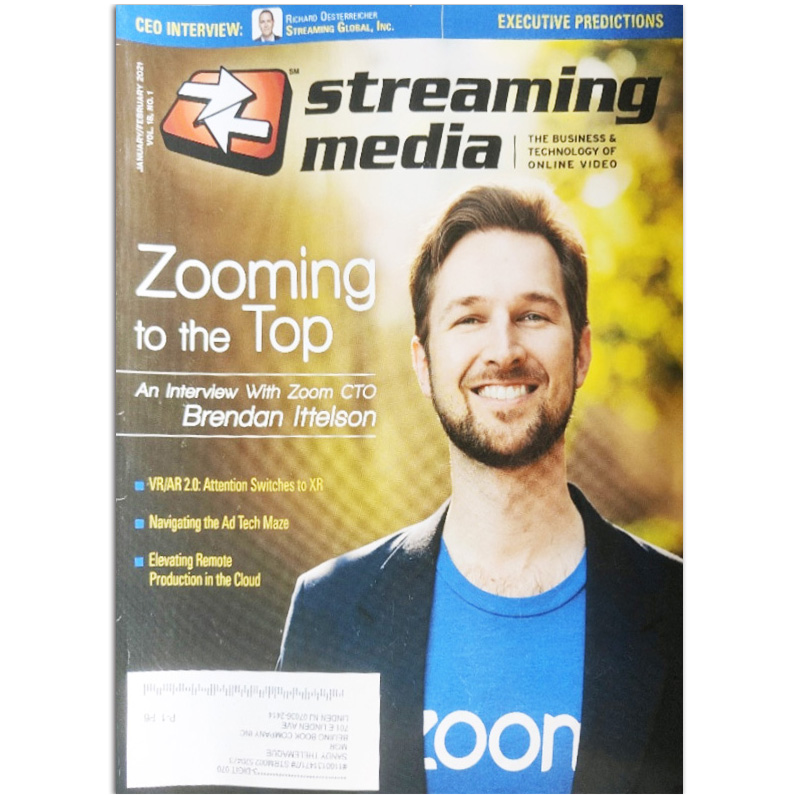 【单期可选】Streaming Media 2020/21年 美国多媒体信息流杂志 2021年1/2月合刊