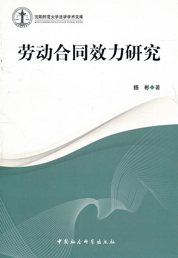 劳动合同效力研究 不详【好书，下单速发】