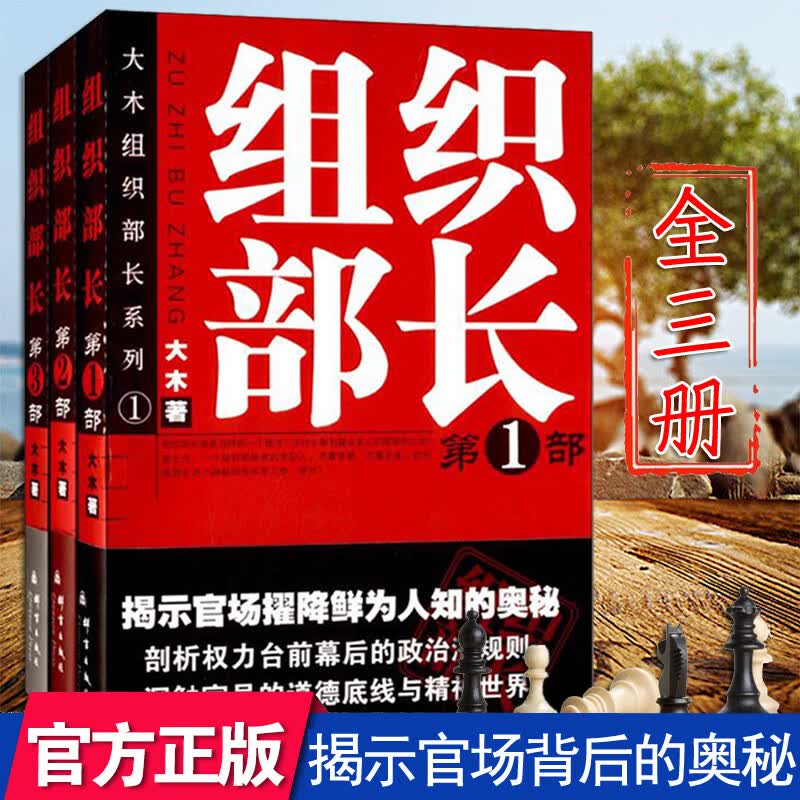 组织部长1+2+3全套3本大木著组织部来了个年轻人官场小说同类书二书