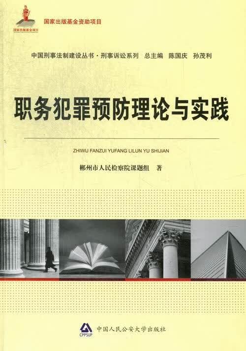 职务犯罪理论与实践郴州市课题组中国人民大学出版社9787565311628 法律书籍