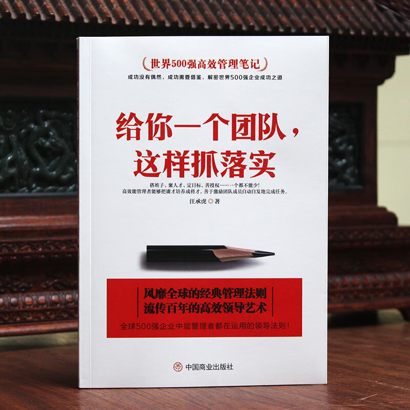 给你一个团队，这样抓落实 管理书籍领导力 带团队营销管理酒店餐饮物业管理书籍领导力团队管理方面的书籍中