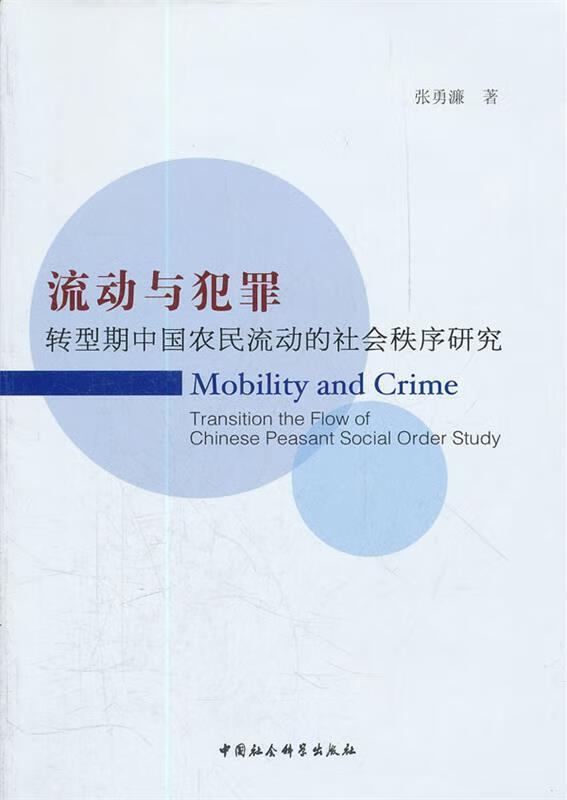 流动与犯罪 张勇濂著