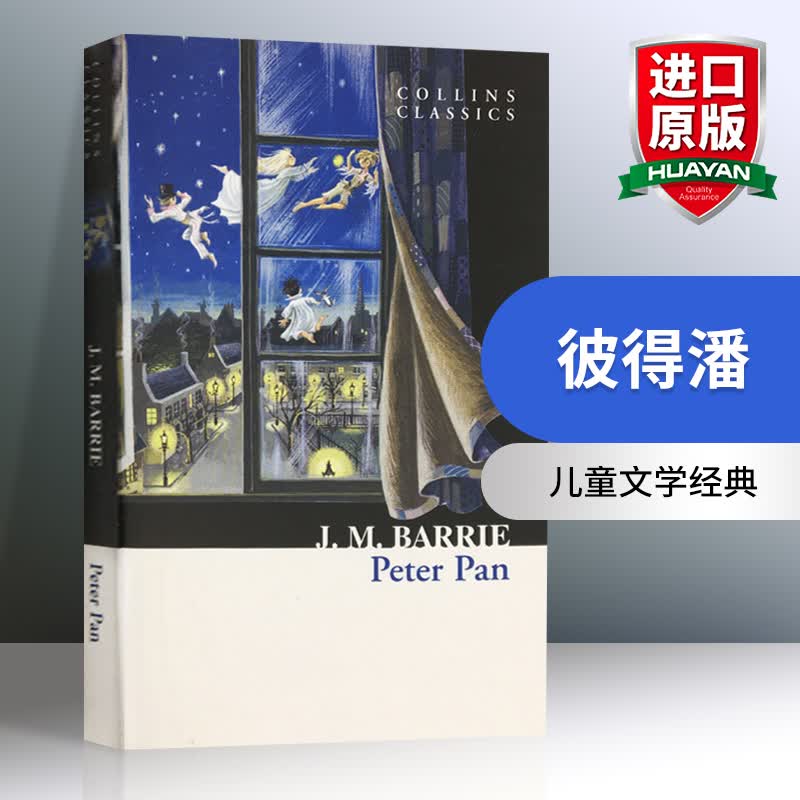 英文原版 彼得潘 Peter Pan 小飞侠 柯林斯经典文学小说 全英文版