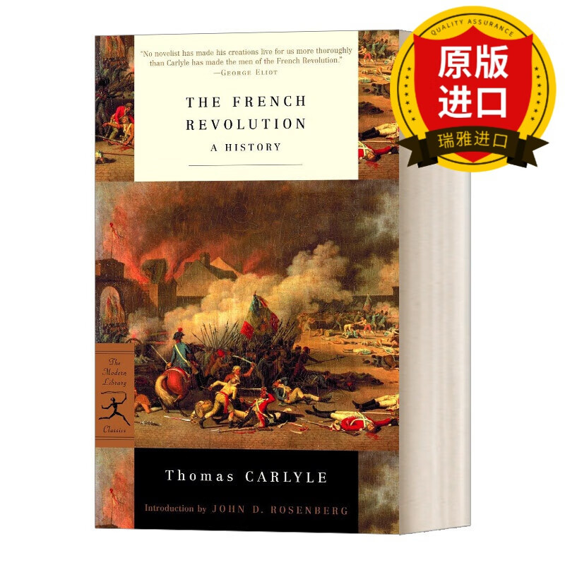 英文原版 卡莱尔 法国革命 The French Revolution 英文版 Thomas Carlyle 进口英语原版书籍