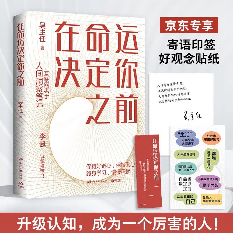 在命运决定你之前（京东专享印签+便利贴 李诞诚挚推荐！互联网老手人间洞察笔记！）
