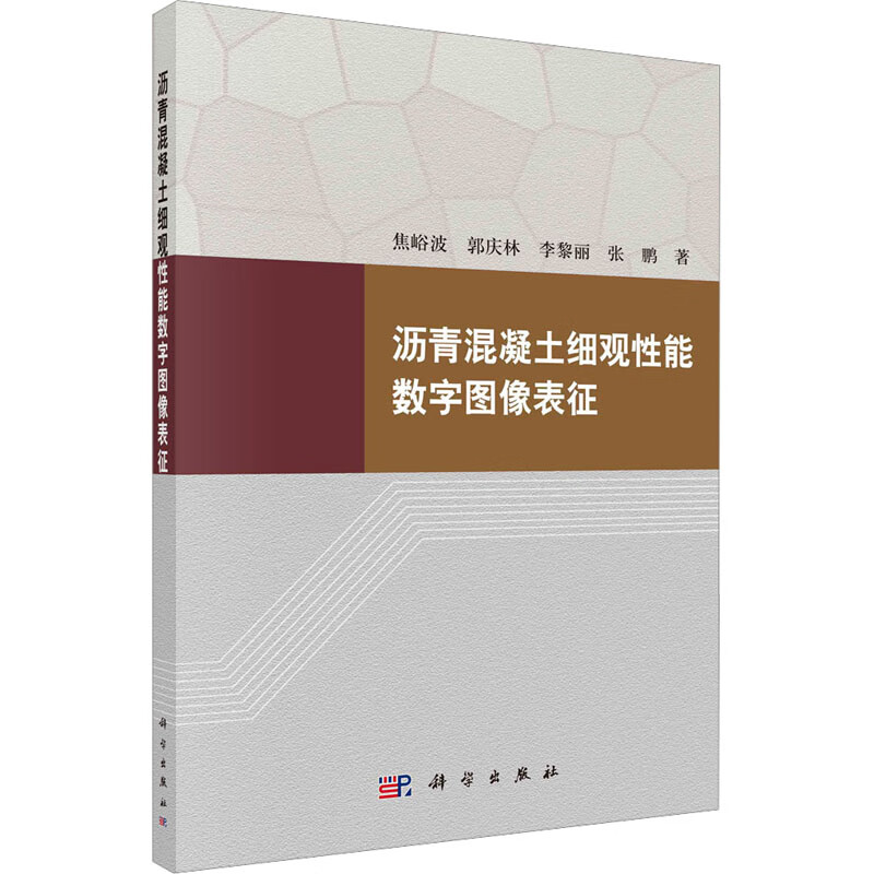 沥青混凝土细观性能数字图像表征 图书