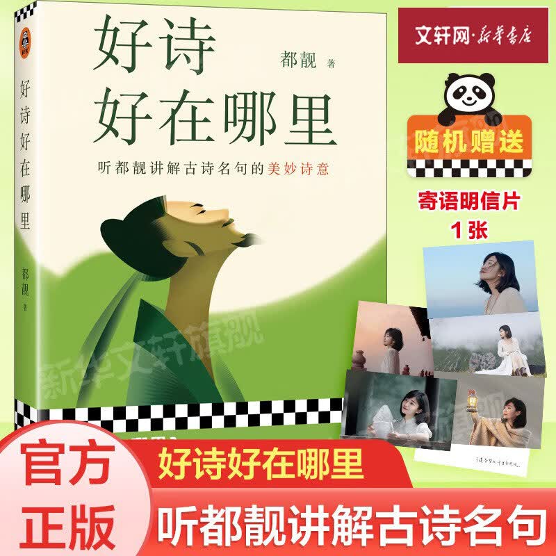 【赠明信片】好诗好在哪里 都靓 听都靓讲解古诗名句的美妙诗意 骆玉明马伯庸推荐 图书