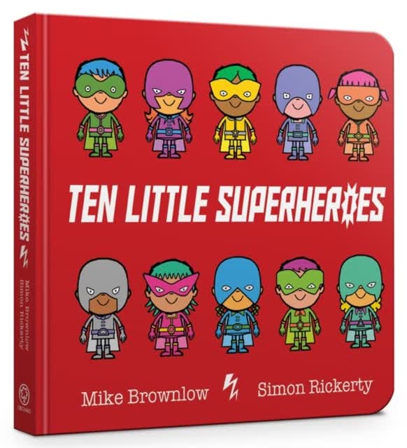 十个小英雄 Ten Little Superheroes 进口原版英文绘本故事书