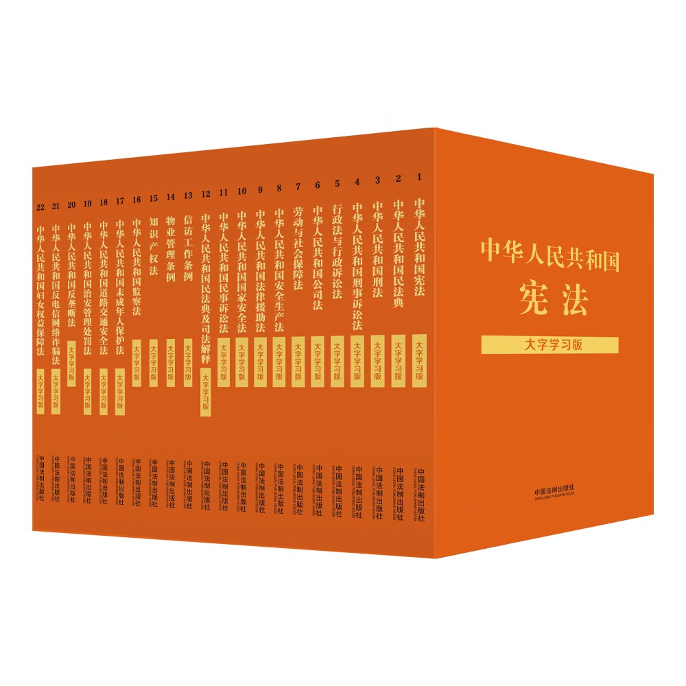 法律法规大字学习版（套装共22册）