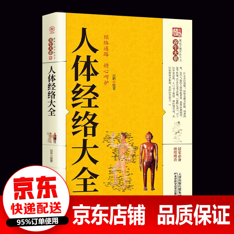 养生大系 人体经络大全图解手法 经络穴位快速记忆 全身经络书籍大全 零基础入门学会手法筋络中医养生 经络图册使用手册常见病 单本