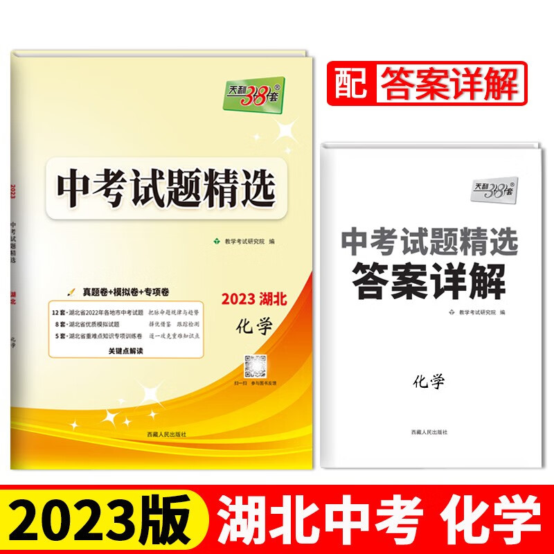 2023湖北中考 化学 中考试题精选 天利38套