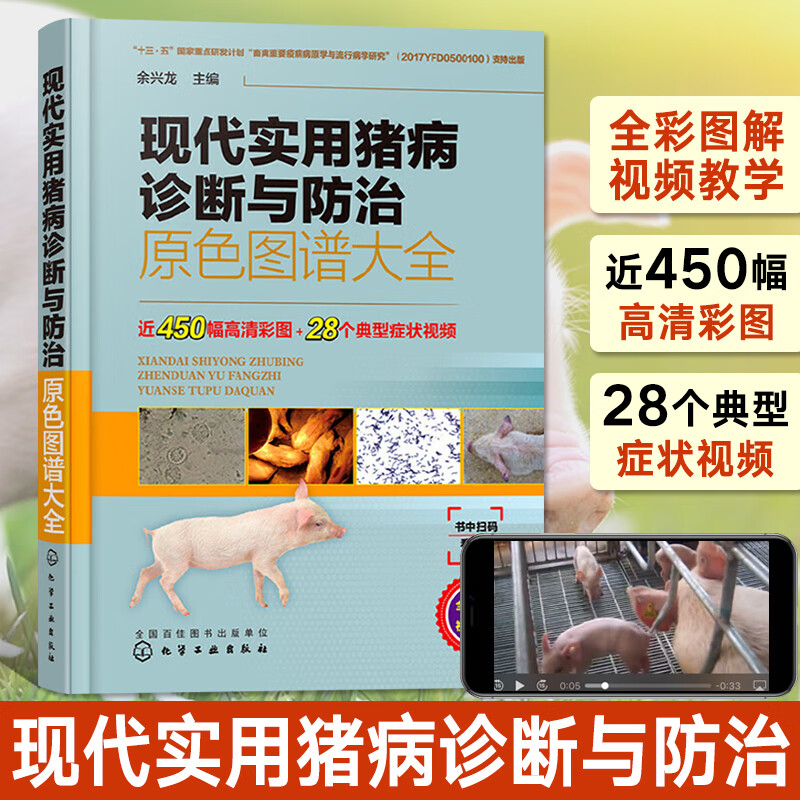 现代实用猪病诊断与防治原色图谱大全高效养猪技术书母猪养殖技术教程书籍猪饲料配方大全兽医猪病学科学图解