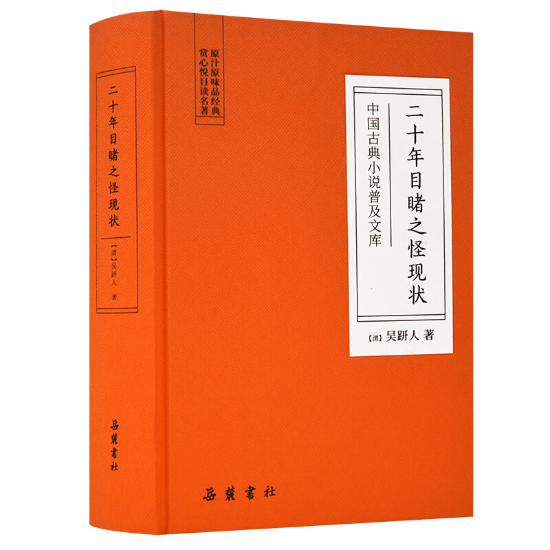 二十年目睹之怪现状（精装 中国古典小说）