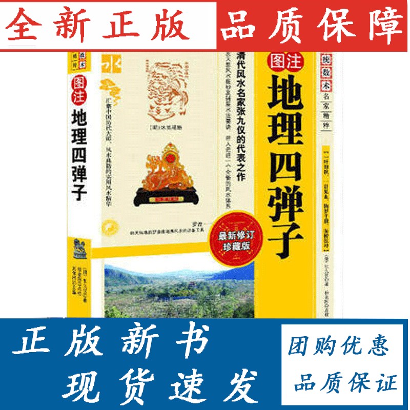 地理四弹子(清)张九仪著图解评注释译传统数术名家精粹地理元机风水书籍地理元珠经风水著作