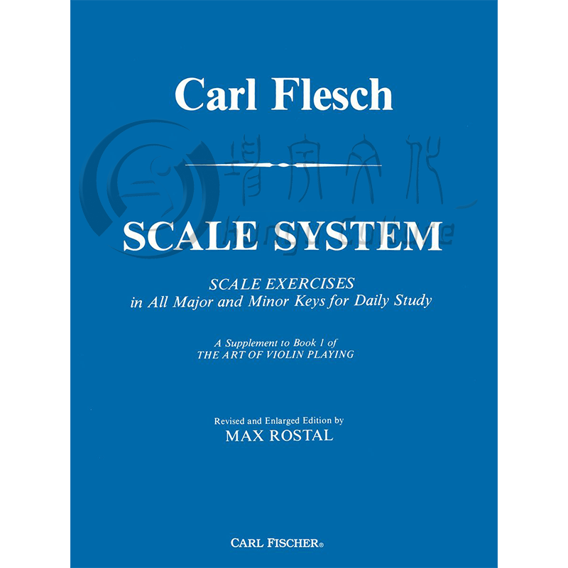 卡尔 弗莱什 小提琴音阶体系 考级用书 Scale System Violin O5188