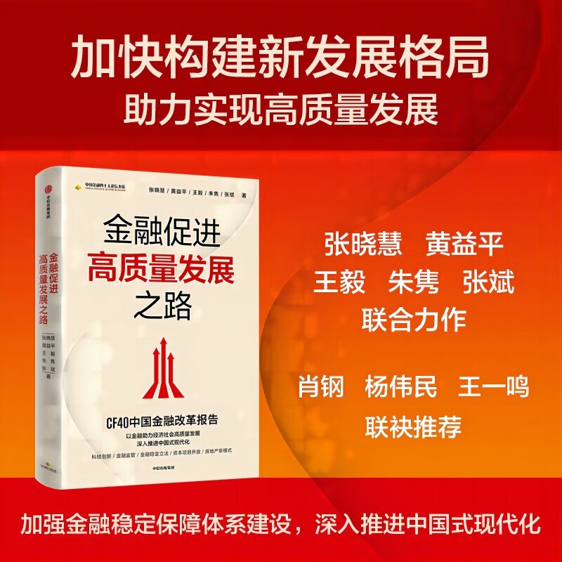 金融促进高质量发展之路 打造中国式金融稳定保障体系 中国式现代化 张晓慧 黄益平 王毅 张斌 朱隽 著 中信出版社