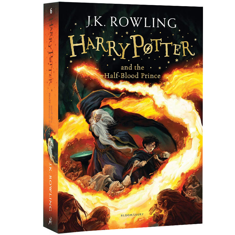 哈利波特与魔法石 英文原版小说 哈利波特1 Harry Potter and the Philosopher Stone Sorcerer's Stone 第六册 哈利波特与混血王子