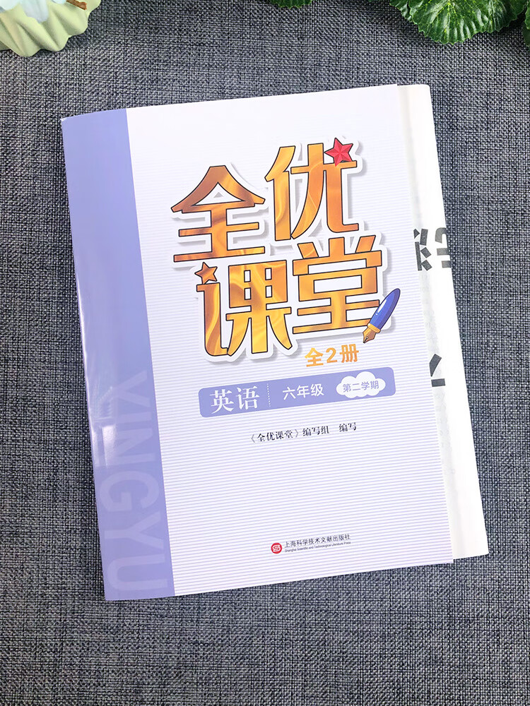 现货 全优课堂六年级下 英语 6年级下册/六年级第二学期 上海科学普及 上海初中教材配套 中学教辅