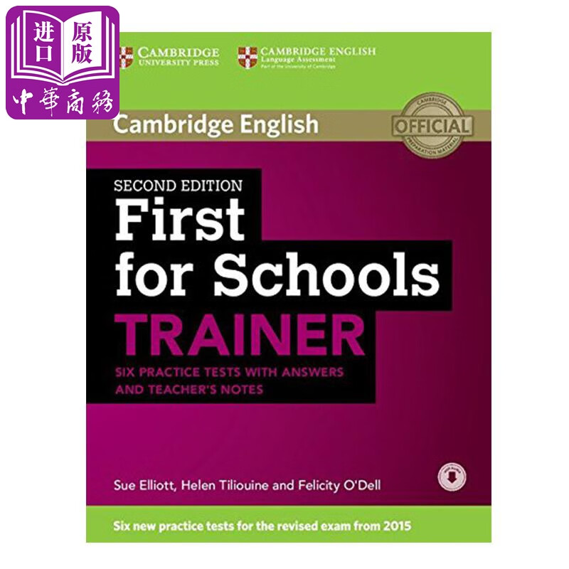 剑桥FCE考试校园版模拟题：学生书 英文原版 First for Schools Trainer