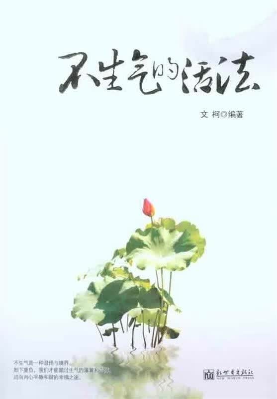 不生气的活法【好书，下单速发】