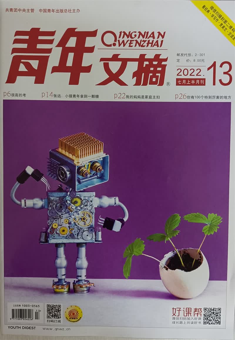 青年文摘 2022年7月上下合刊 套装 文学文摘期刊 中学生作文素材课外阅书籍 京东自营