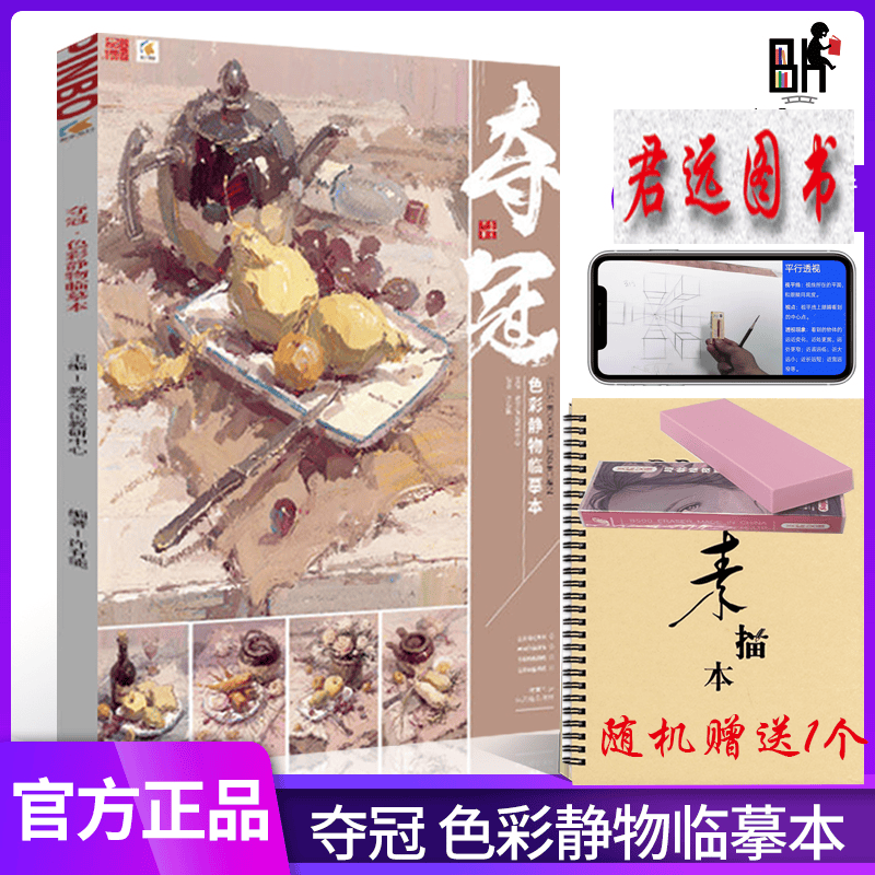 夺冠色彩静物临摹范本2022教学笔记